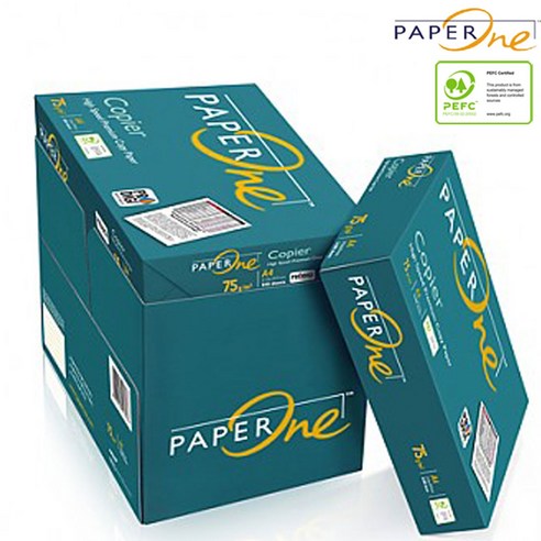 PaperOne 친환경 75g A4 1BOX 2500매 - 복사용지 | 쿠팡