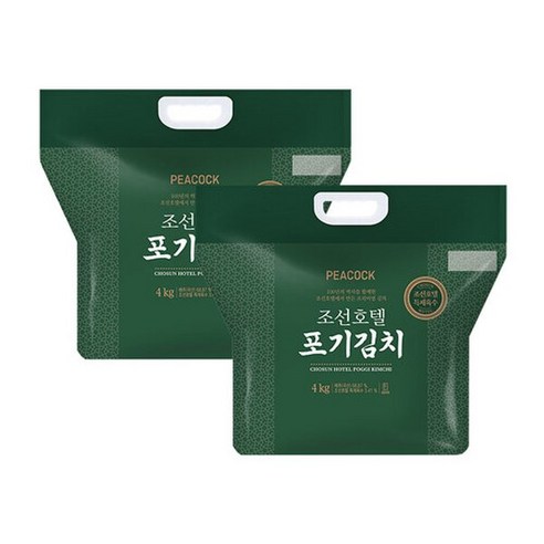 '조선호텔 포기김치 4kgX2팩 (총 8kg), 4kg, 2개' 최저가 검색, 최저가 62,610원 - 할인 알림