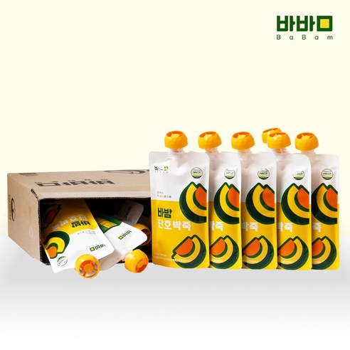 '밤맛이나는 바밤 단호박죽 130g, 130g, 15개' 최저가 검색, 최저가 43,350원 - 할인 알림