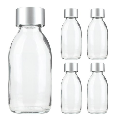 OS더치100 유리병 4P 세트 소분병, 4개, 100ml 위스키소분