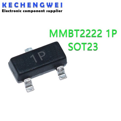 SOT23-3 SMD 트랜지스터 2N222222 1P SOT-23 MMBT222222 MMBT2222 정품 100 개, 100개 ...