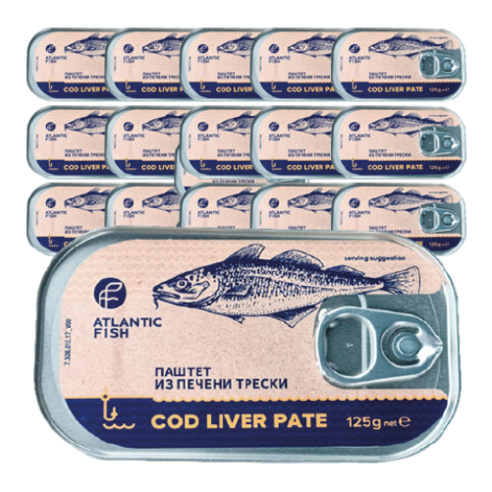 아틀란틱피쉬 ATLANTIC FISH 대구 간 페이트 통조림 Cod Liver Pate, 125g, 1개 - 가격 변동 추적 ...