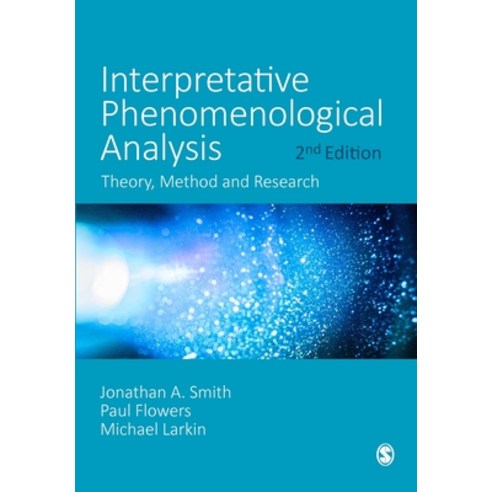 (영문도서) Interpretative Phenomenological Analysis Paperback, Sage ...