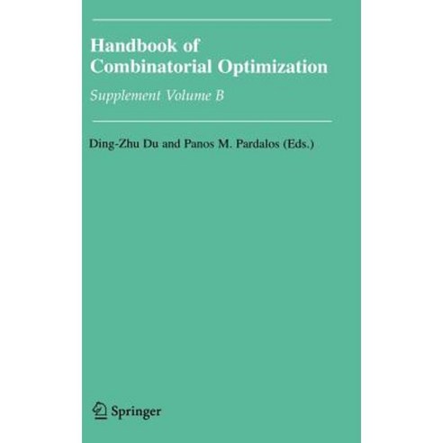 Handbook of Combinatorial Optimization: Supplement Volume B Hardcover ...