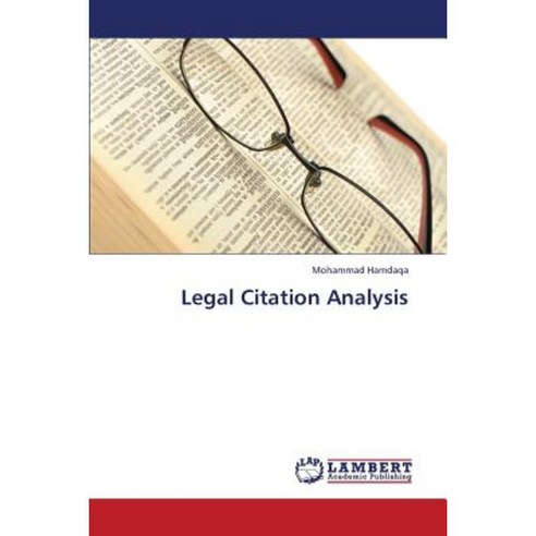 Legal Citation Analysis Paperback, LAP Lambert Academic Publishing - 가격 변동 추적 그래프 - 역대가