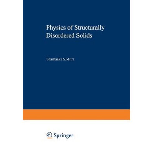 Physics of Structurally Disordered Solids Paperback, Springer - 가격 변동 ...