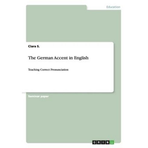 The German Accent in English Paperback, Grin Publishing - 가격 변동 추적 그래프 ...
