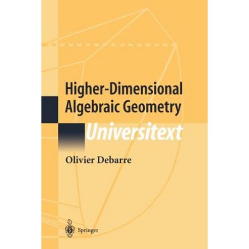 Higher-Dimensional Algebraic Geometry Paperback, Springer - 가격 변동 추적 그래프 - 역대가
