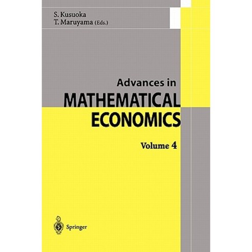 Advances in Mathematical Economics 4 Paperback, Springer - 가격 변동 추적 그래프 ...