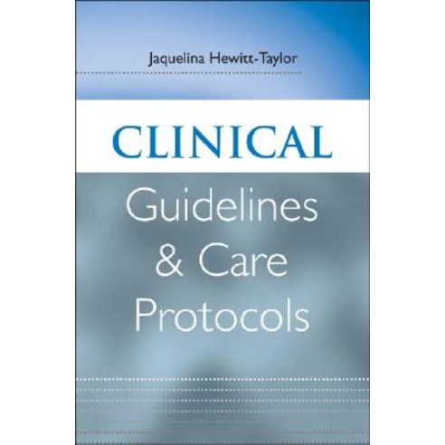 Clinical Guidelines and Care Protocols Paperback, Wiley - 가격 변동 추적 그래프 ...