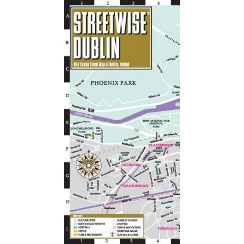 Streetwise Dublin Map - Laminated City Center Street Map of Dublin ...