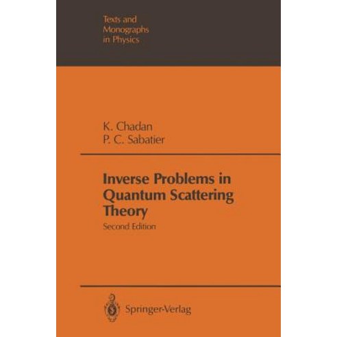 Inverse Problems in Quantum Scattering Theory, Springer - 가격 변동 추적 그래프 ...