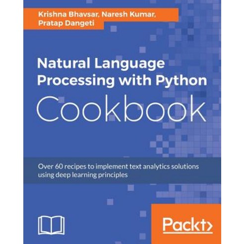 Natural Language Processing with Python Cookbook Paperback, Packt Publishing