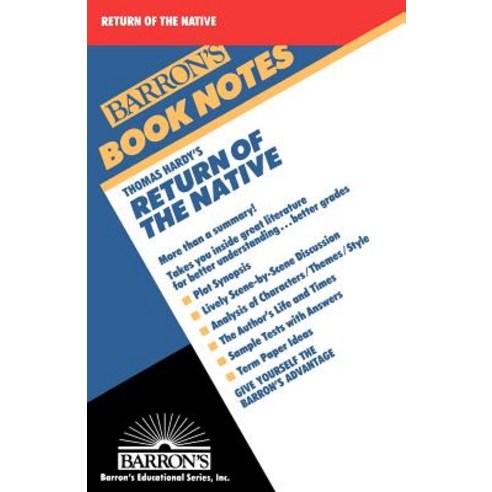 Thomas Hardy''s Return of the Native Paperback, Barron''s Educational ...