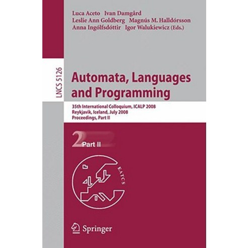 Automata Languages and Programming: 35th International Colloquium Icalp ...