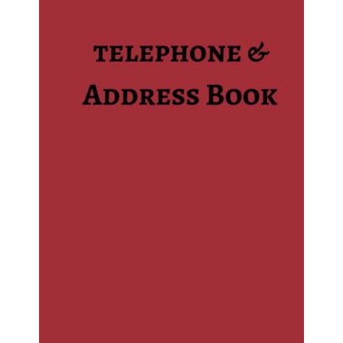 Telephone & Address Book Paperback, Createspace Independent Publishing ...