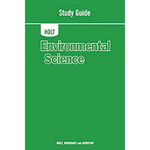 Holt Environmental Science: Study Guide Paperback, Holt McDougal - 가격 ...