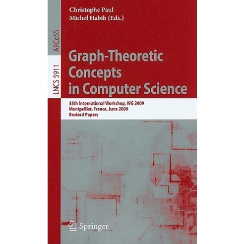 Graph-Theoretic Concepts in Computer Science Paperback, Springer - 가격 ...