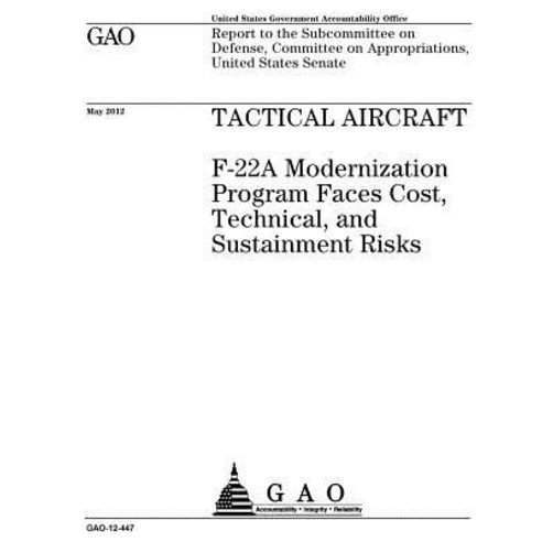 Tactical Aircraft: F-22a Modernization Program Faces Cost Technical and Sustain