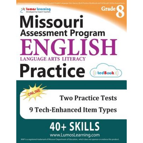 Missouri Assessment Program Test Prep: Grade 8 English Language Arts ...