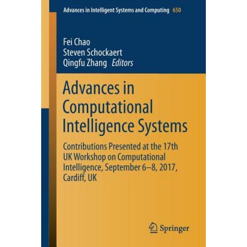 Advances in Computational Intelligence Systems: Contributions Presented ...
