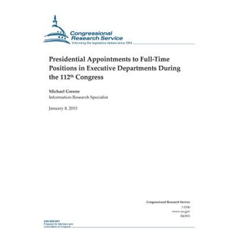 Presidential Appointments to Full-Time Positions in Executive ...