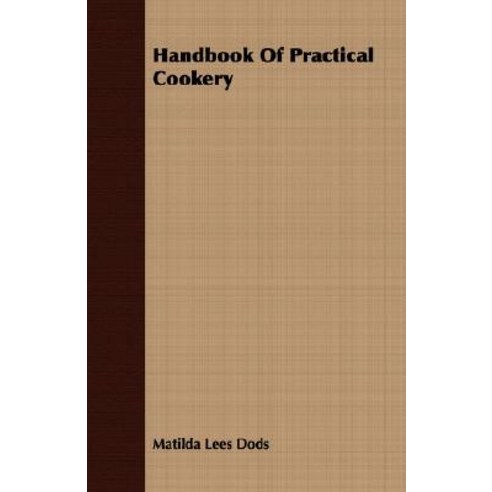 Handbook of Practical Cookery Paperback, Duey Press - 가격 변동 추적 그래프 - 역대가