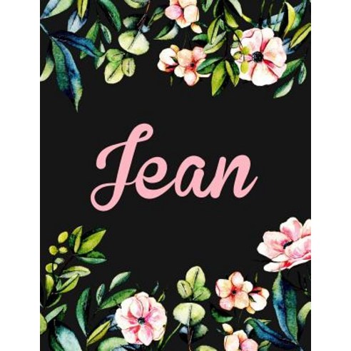 Jean: Personalised Jean Notebook/Journal for Writing 100 Lined Pages ...